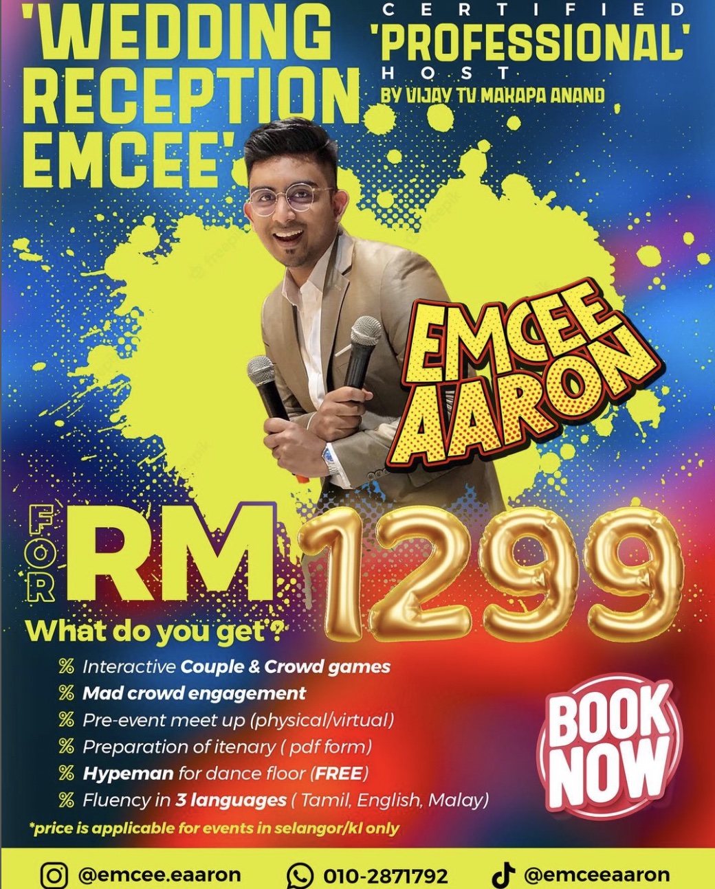 Wedding Emcee Samples & Price - Wedding Research